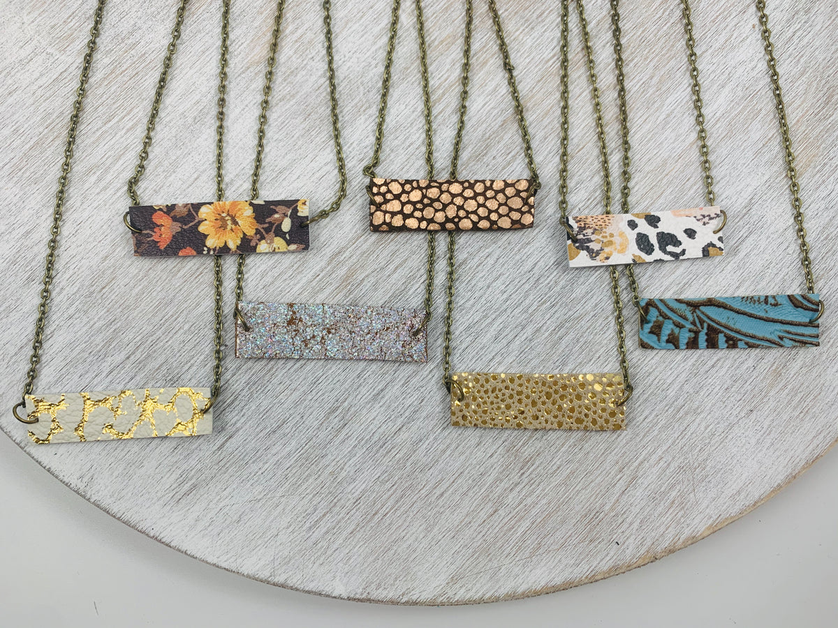 LEATHER NECKLACES – H.E. Marie Designs